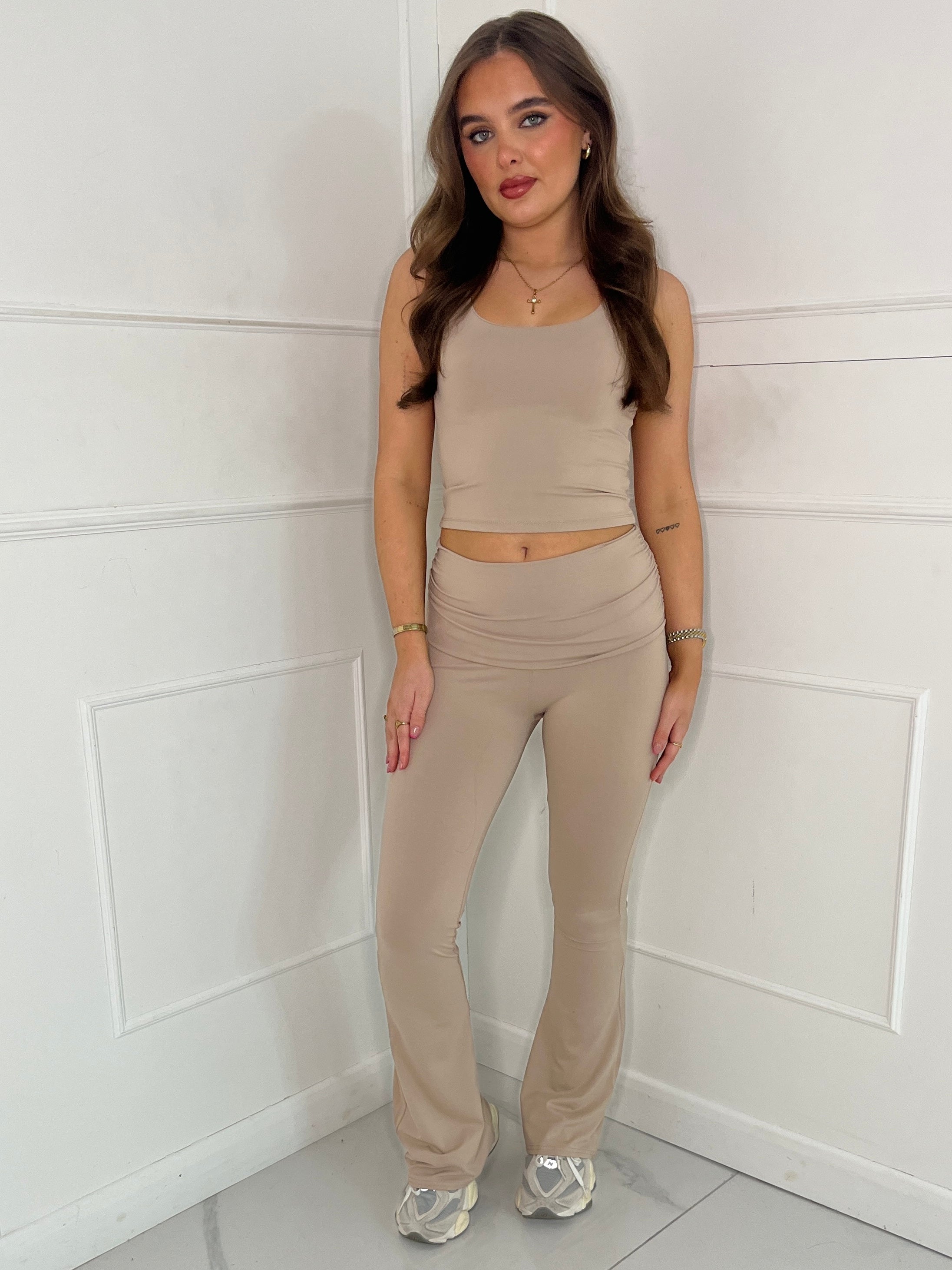 Fold Over Flares Second Skin - Mocha